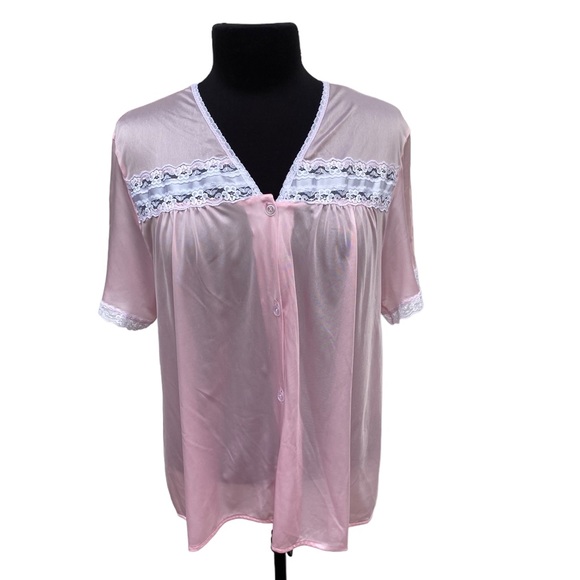 Blair | Intimates & Sleepwear | Vintage Baby Pink Blair Button Down ...